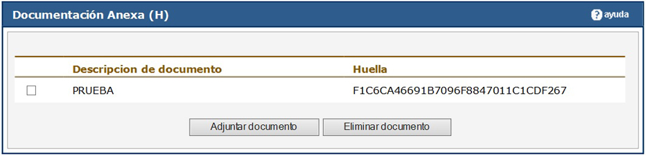 (E) Documentación Anexa